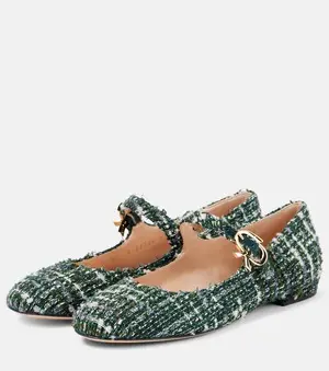 GIANVITO ROSSI Mary Jane Flats