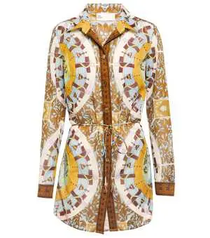 Tory Burch Belted Cotton Top