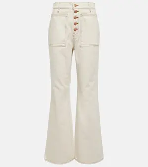 Ulla Johnson Lou High-rise Flared Jeans