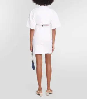 Jacquemus La Robe Bahia Gathered Minidress