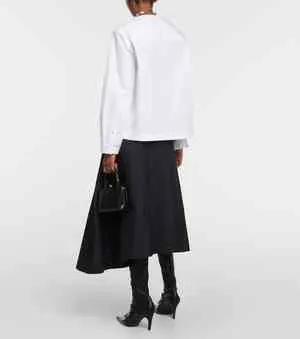 JIL SANDER Cotton Poplin Top