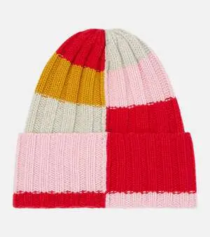 Loro Piana Colorblocked Cashmere Beanie - Multicoloured