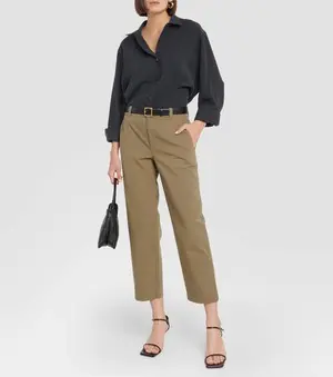 Vince Mid-rise Cropped Pants