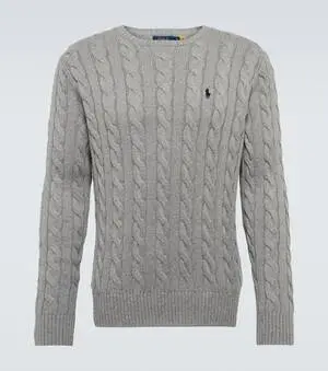 Polo Ralph Lauren Cable-knit Cotton Sweater - Grey