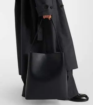 AESTHER EKME Large Leather Tote Bag - Black