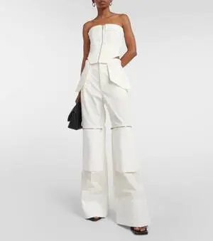 DION LEE Workwear Cotton-blend Pants