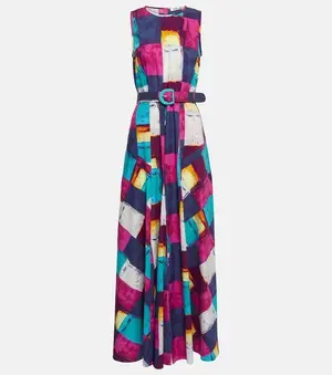 Diane Von Furstenberg Elliot Printed Maxi Dress - Multicoloured