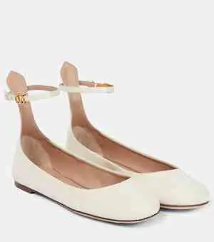Valentino Garavani Tan-go Ballet Flats - White