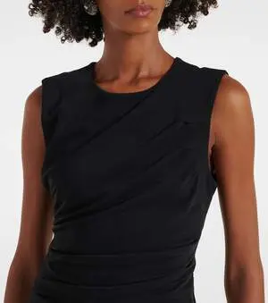 Staud Jagger Draped Jumpsuit