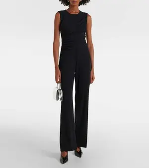 Staud Jagger Draped Jumpsuit