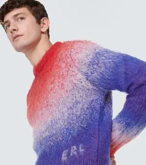 ERL Gradient Mohair-blend Sweater