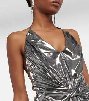 Alexandre Vauthier Halterneck Midi Dress