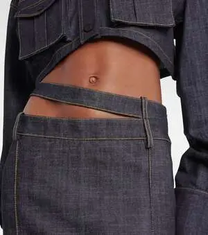 THE MANNEI Ararat Denim Maxi Skirt