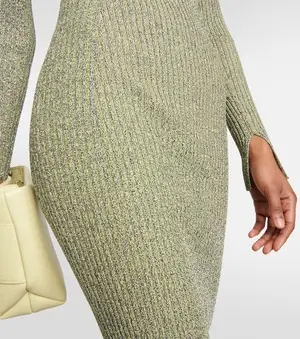Simkhai Elijah Ribbed-knit Midi Dress