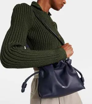 Loewe Flamenco Mini Leather Clutch