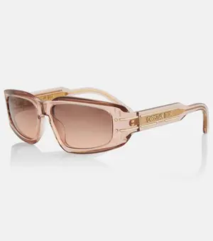 Dior Diorsignature S9u Rectangular Sunglasses - Pink