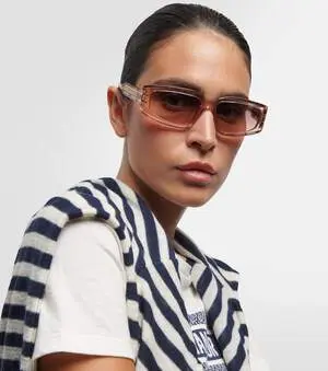 Dior Diorsignature S9u Rectangular Sunglasses - Pink