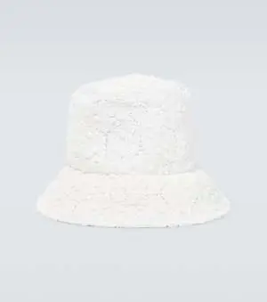 Comme Des Garçons Crochet Bucket Hat - White