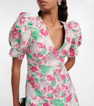 GANNI Printed Minidress