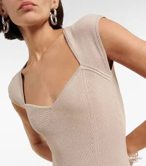 Simkhai Barbara Ribbed-knit Bodysuit