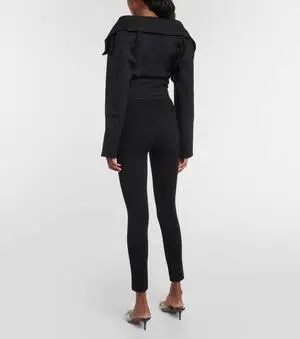 Alaïa Cropped Jersey Jacket