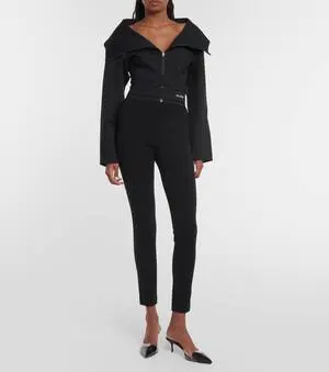 Alaïa Cropped Jersey Jacket