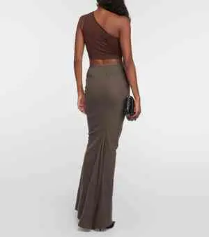 Rick Owens Athena One-shoulder Cropped Top