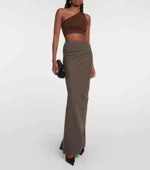 Rick Owens Athena One-shoulder Cropped Top