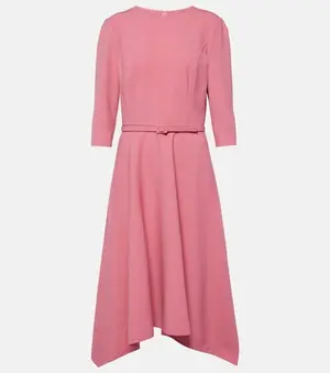 Oscar De La Renta Wool-blend Midi Dress
