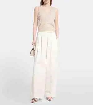 Brunello Cucinelli Embellished Leather Sandals