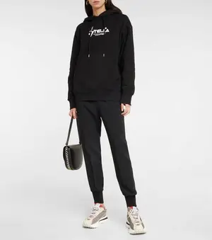 Stella McCartney Julia High-rise Tapered Pants - Black