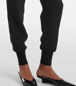 Stella McCartney Julia High-rise Tapered Pants - Black