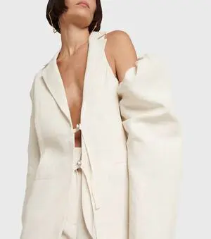 Jacquemus La Veste Galliga Blazer - White