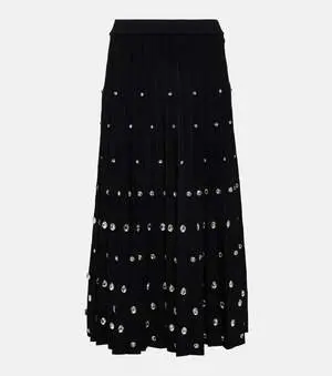 Simkhai Embellished Midi Skirt