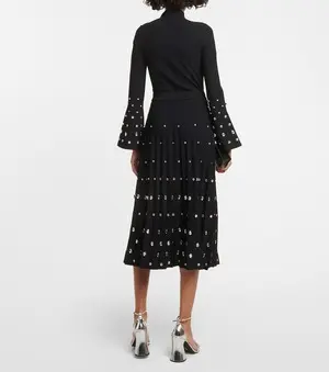 Simkhai Embellished Midi Skirt