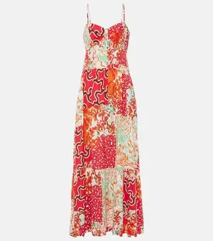 Diane Von Furstenberg Etta Floral Maxi Dress - Multicoloured
