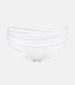 Melissa Odabash Bel Air Low-rise Bikini Bottom - White