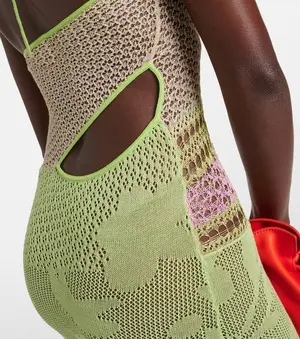 ROBERTA EINER Natalie Halterneck Maxi Dress