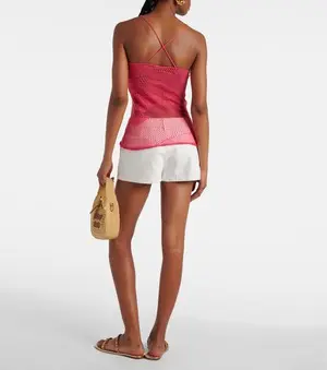 ROBERTA EINER Alba Knitted Cotton Top