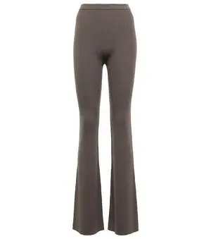 Rick Owens Rib-knit Wool-blend Pants