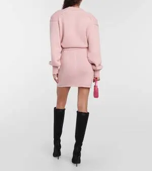Magda Butrym Cashmere Miniskirt - Pink