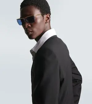 JACQUES MARIE MAGE Bresson Rectangular Sunglasses