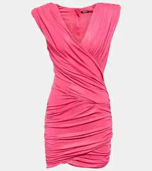 Balmain Ruched Cocktail Dresses