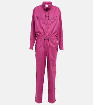 MARANT ETOILE Franca Cotton Jumpsuit - Beige