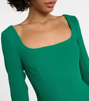 EMILIA WICKSTEAD Kylee Crepe Midi Dress