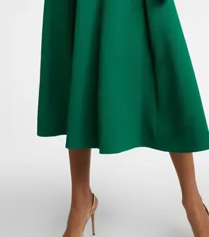 EMILIA WICKSTEAD Kylee Crepe Midi Dress