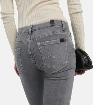 7 For All Mankind Slim Illusion Mid-rise Skinny Jeans