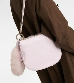 Burberry Knight Small Leather Crossbody Bag