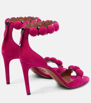 Alaïa La Bombe Suede Sandals