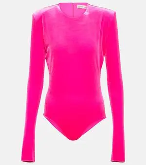 Alexandre Vauthier Velvet Bodysuit
